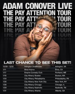 Adam Conover: Official Site. Tour dates, Podcasts, Blog - Comedian ...