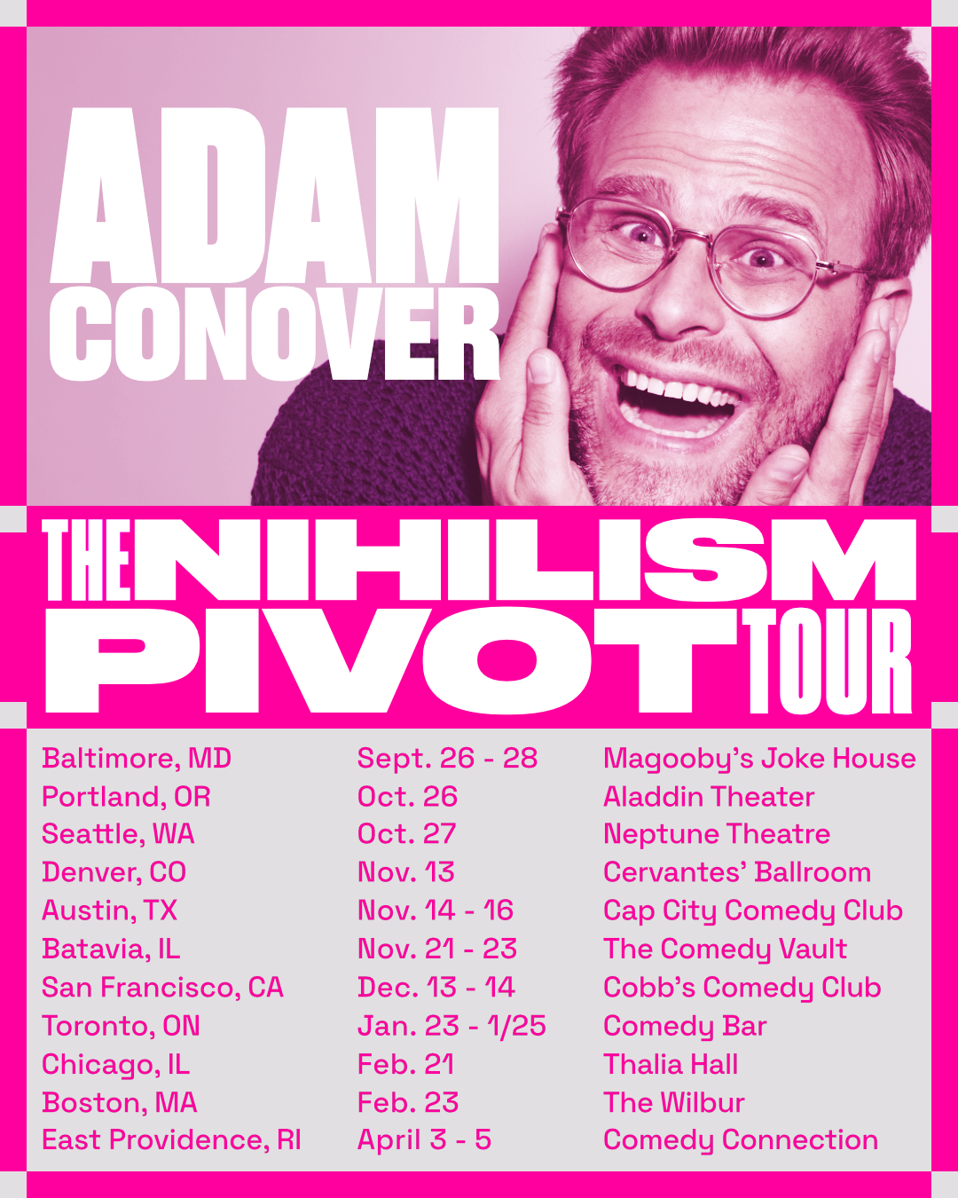 Adam Conover: Official Site. Tour dates, Podcasts, Blog - Comedian ...